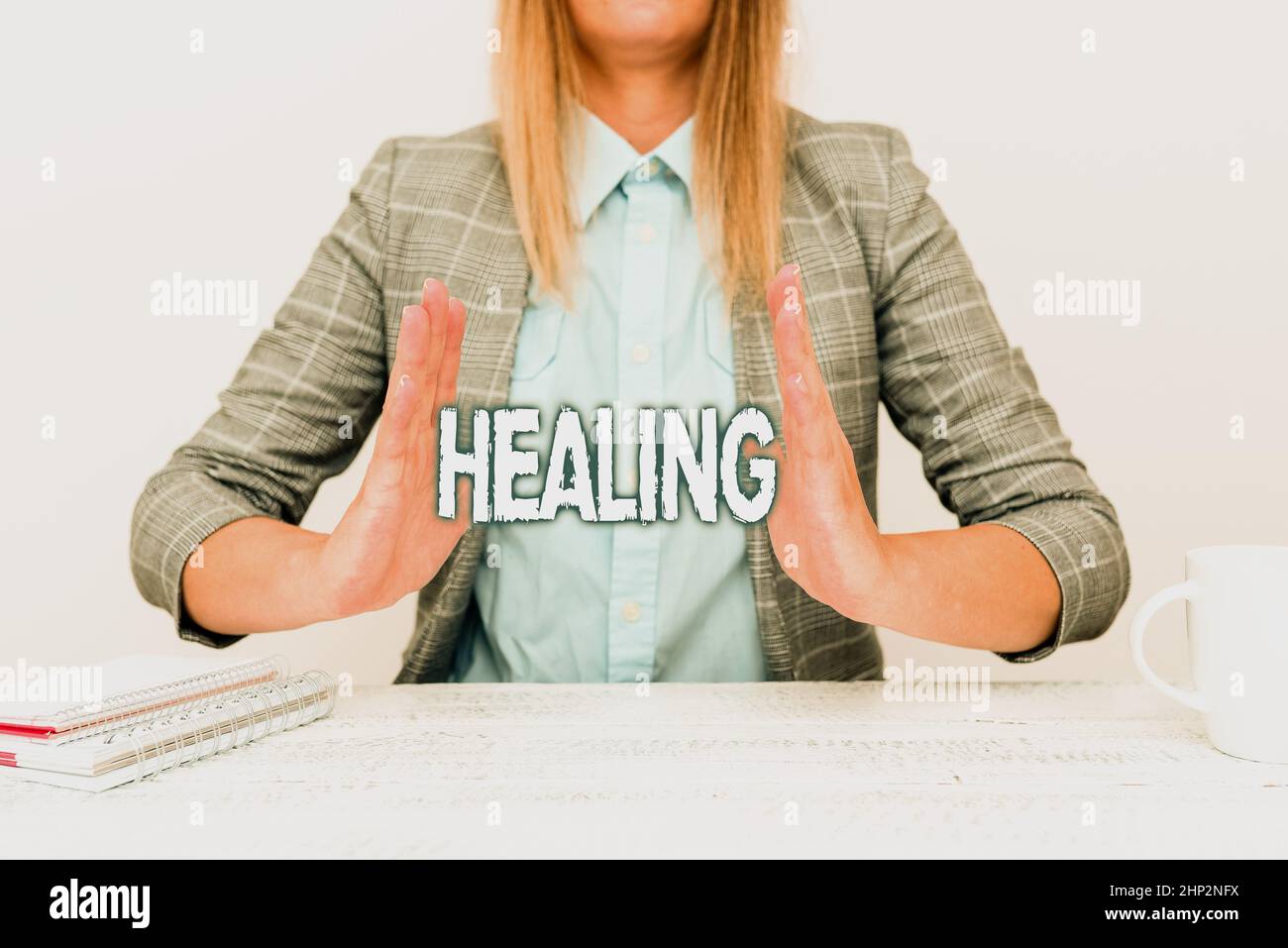 Conceptual display Healing, Business overview process of making or ...