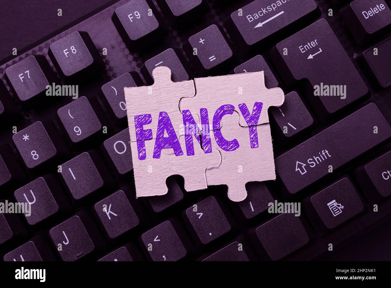 Sign displaying Fancy, Business overview a feeling of liking or ...