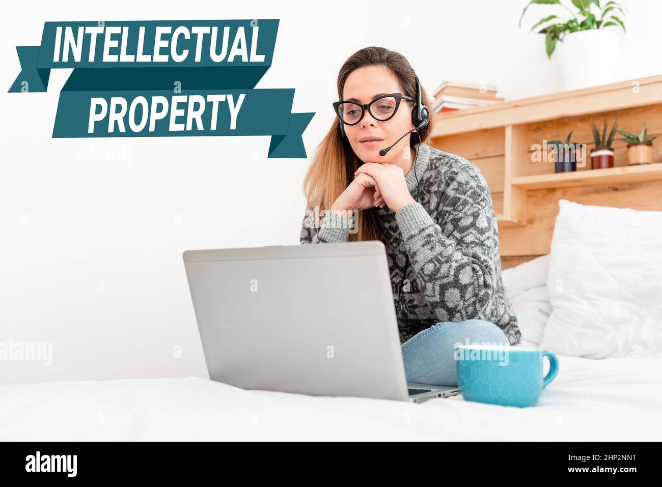 Text caption presenting Intellectual Property, Word for Protect from ...
