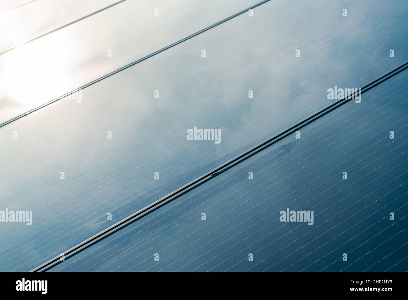 Solar panels or photovoltaic module. Solar power for green energy ...