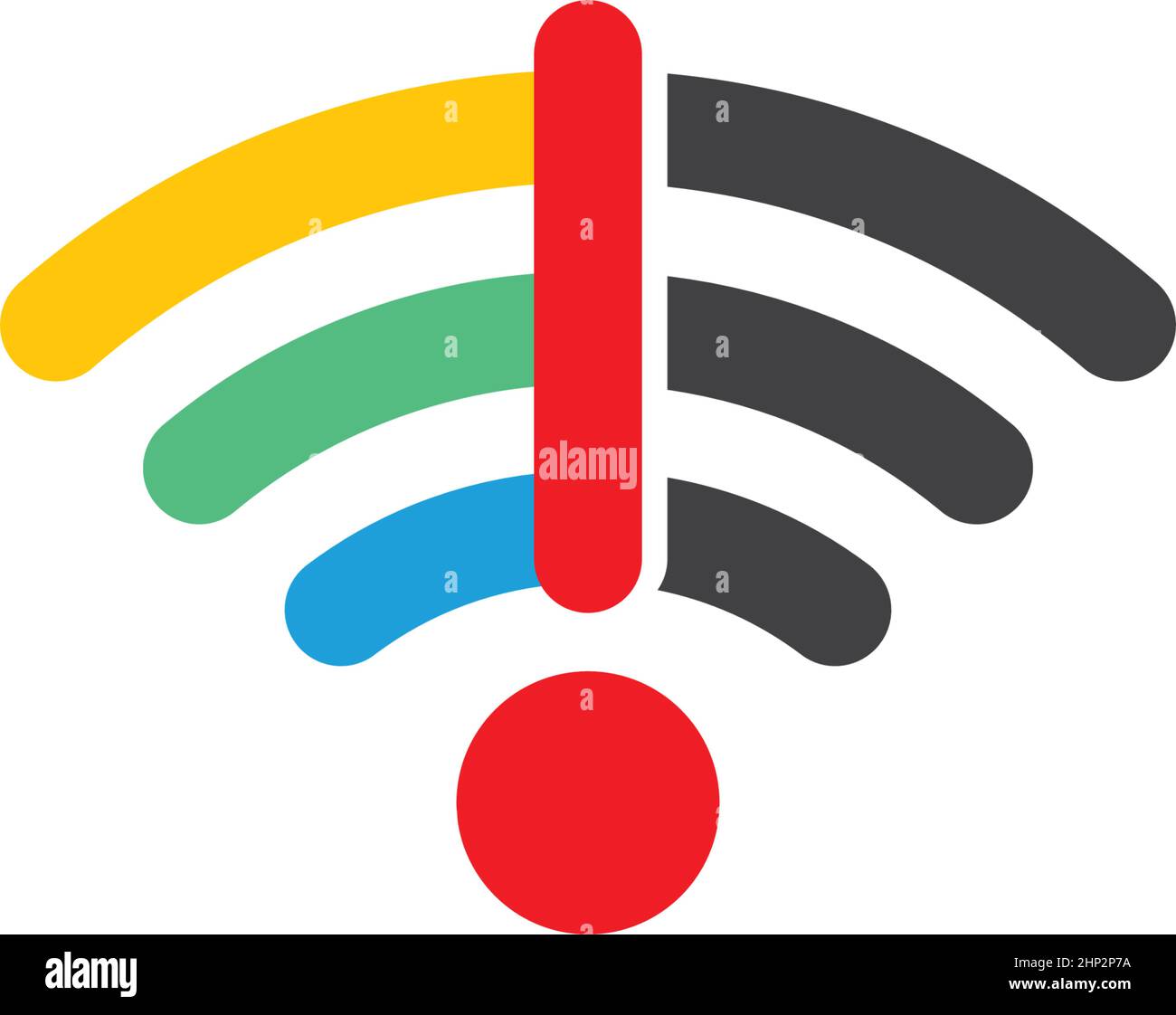 free wifi vector illustration icon Stock Vector Image & Art - Alamy