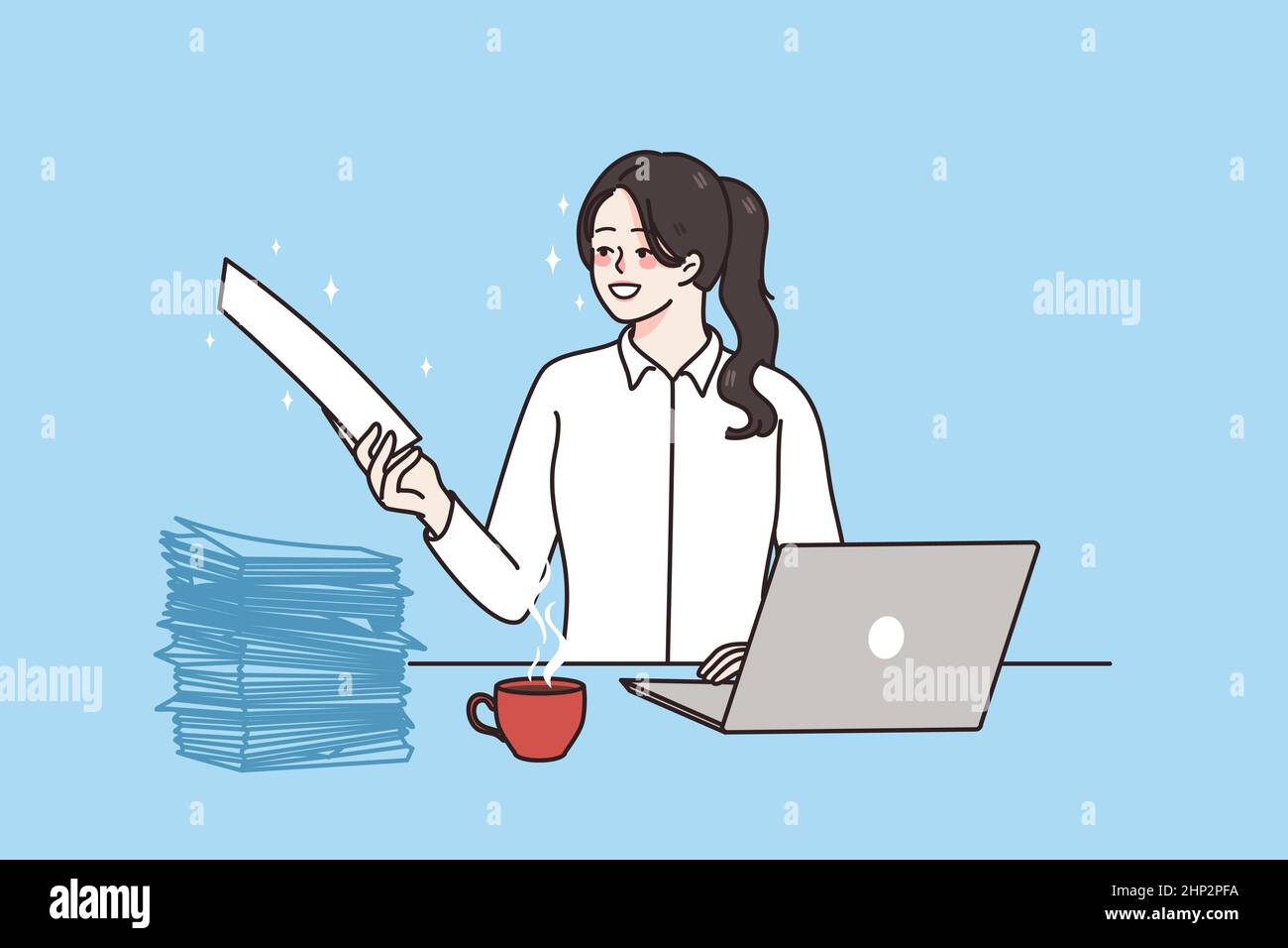 Organize employee Stock Vector Images - Alamy