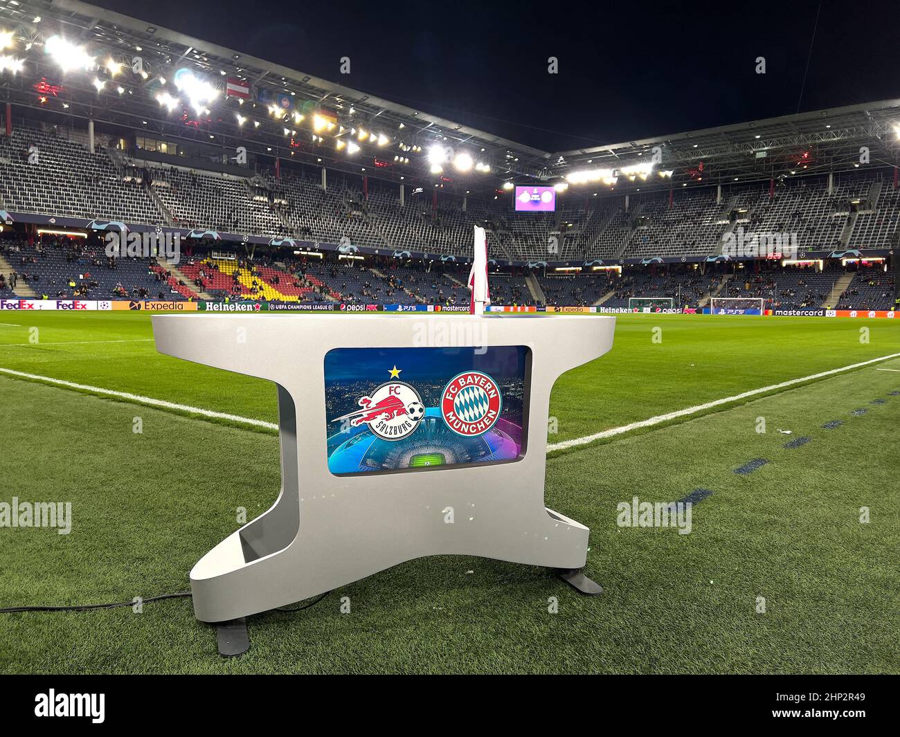 stadium Red Bull Arena in the match FC Red Bull SALZBURG - FC BAYERN ...