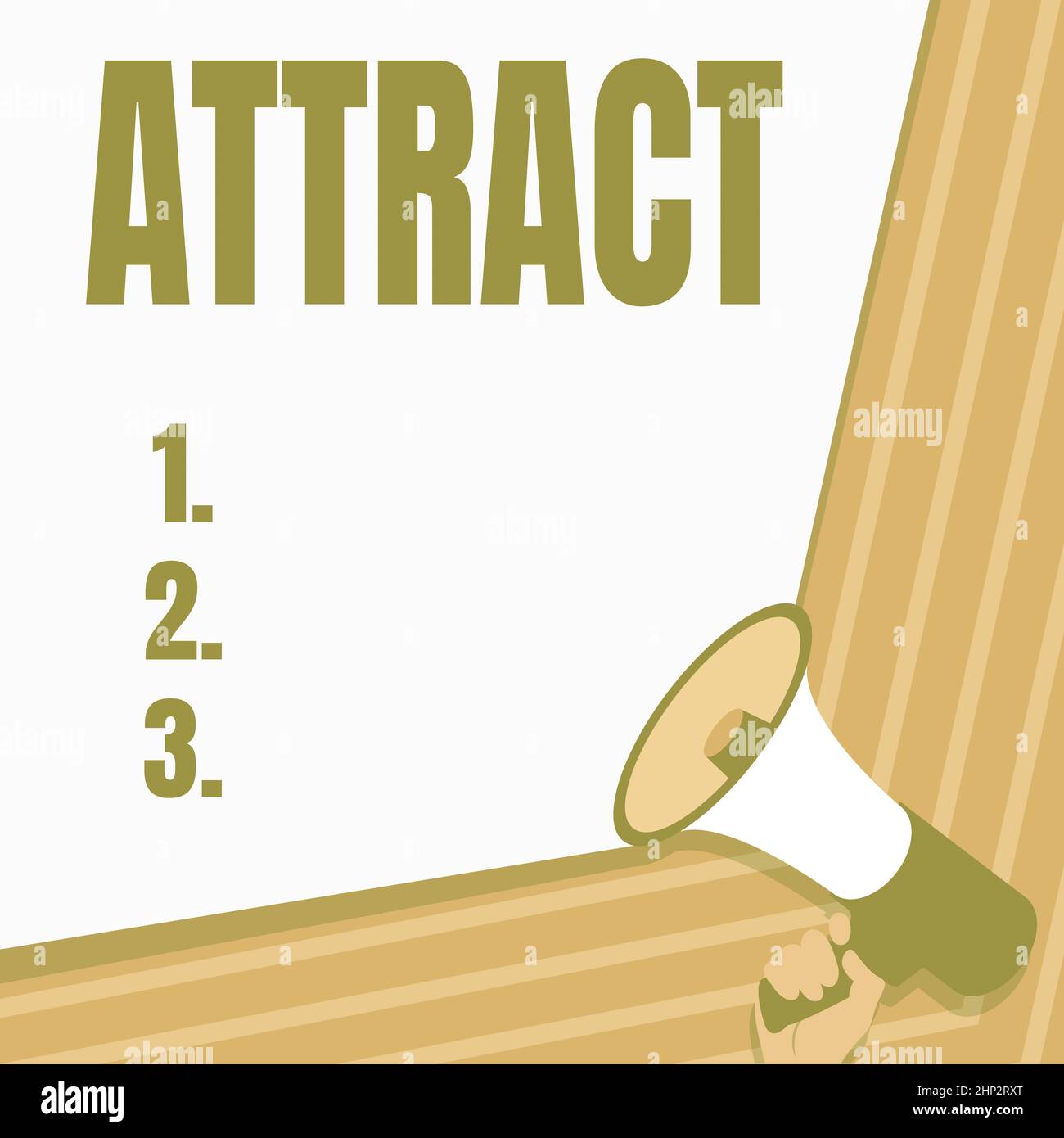 Text sign showing Attract, Business concept to draw by a physical force ...