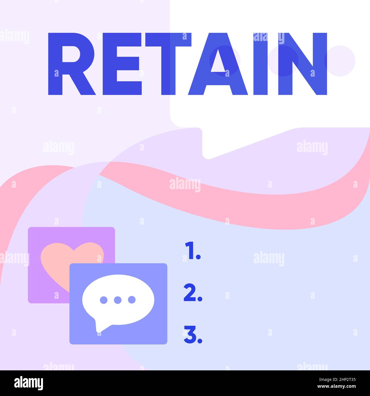 Conceptual caption Retain, Concept meaning Keep in one s is pay or ...