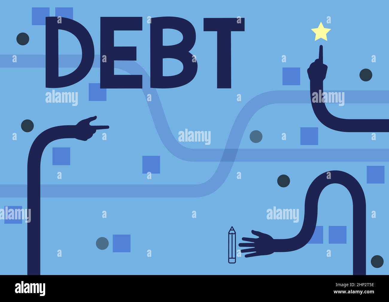 Money stress drawing hi-res stock photography and images - Alamy