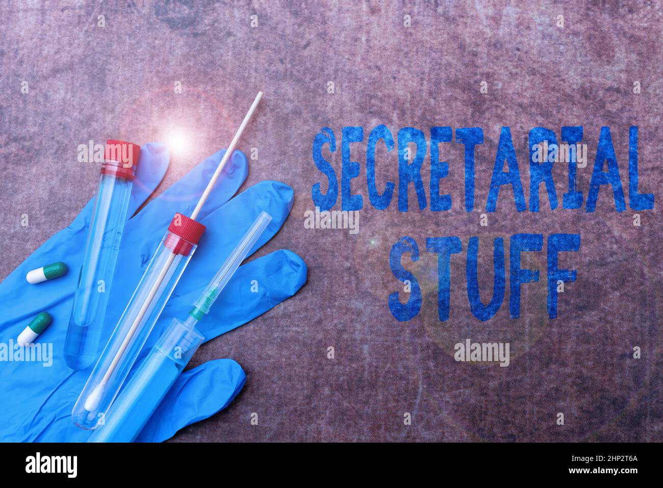 Text caption presenting Secretarial Stuff, Conceptual photo Secretary ...