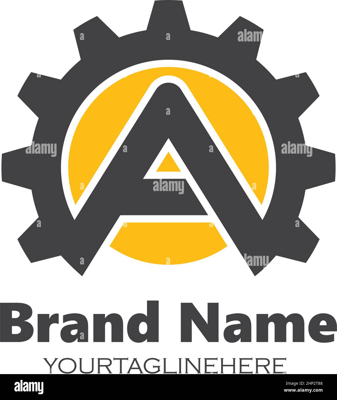 Gear logo letter hi-res stock photography and images - Alamy