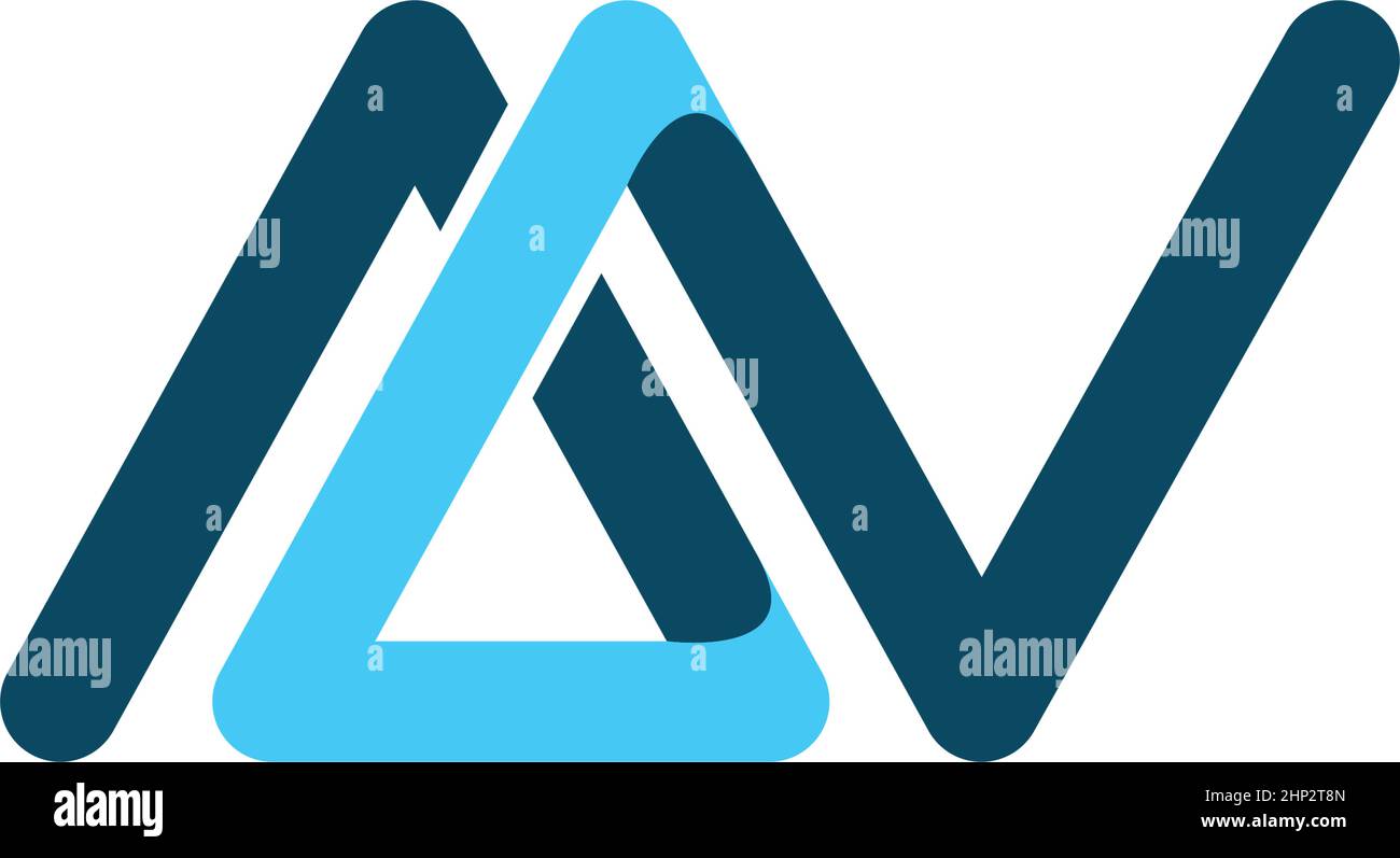 Letter mv logo hi-res stock photography and images - Alamy
