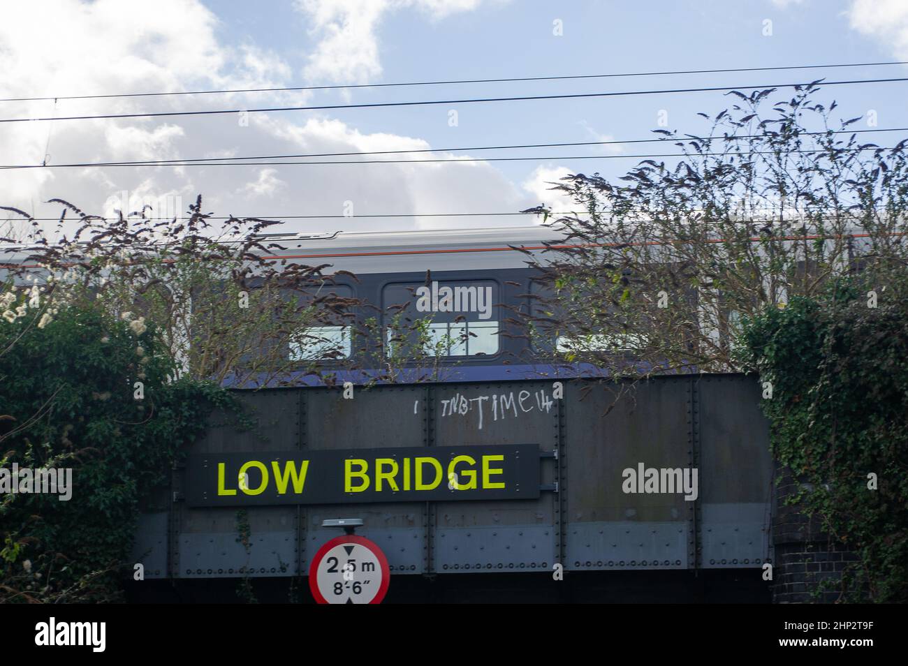 Burnham, Slough, Berkshire, UK. 17th February, 2022. A new TfL train ...