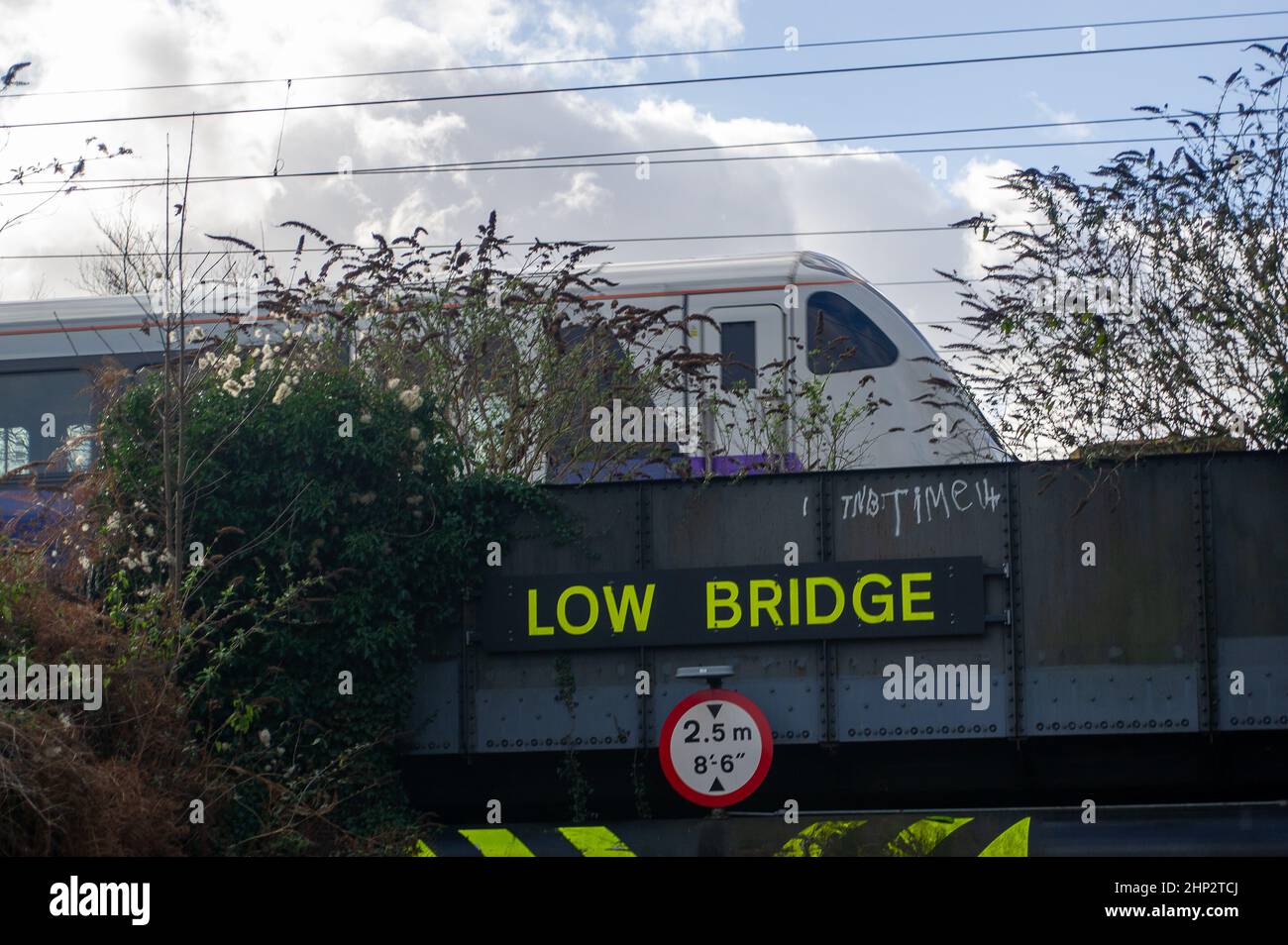 Burnham, Slough, Berkshire, UK. 17th February, 2022. A new TfL train ...