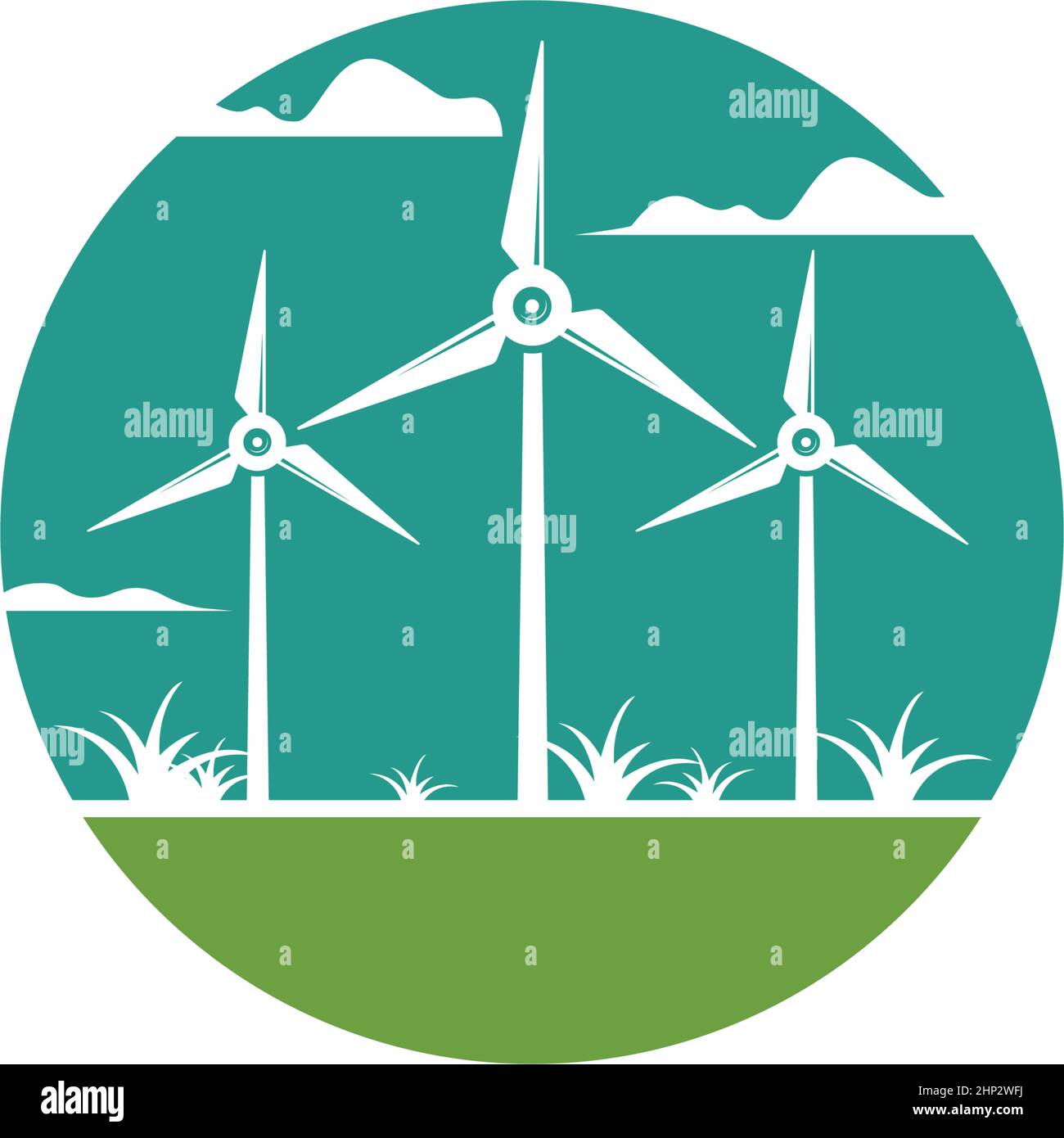 wind turbine icon vector illustration design template Stock Vector ...