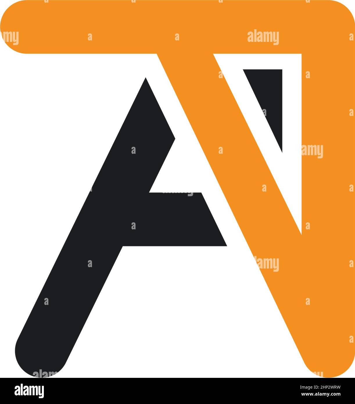 Letter a design vector hi-res stock photography and images - Alamy