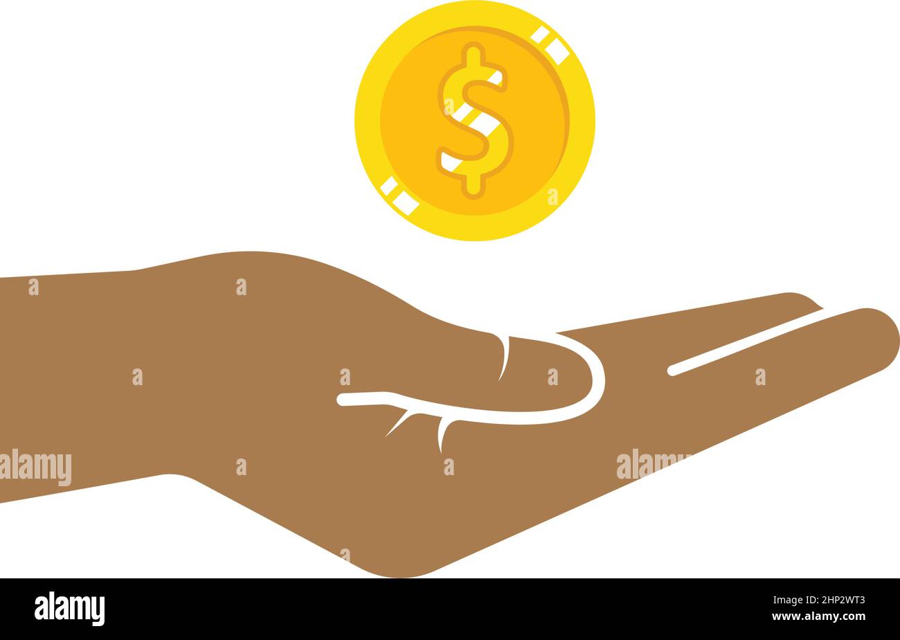 earning money icon vector illustration design template Stock Vector ...