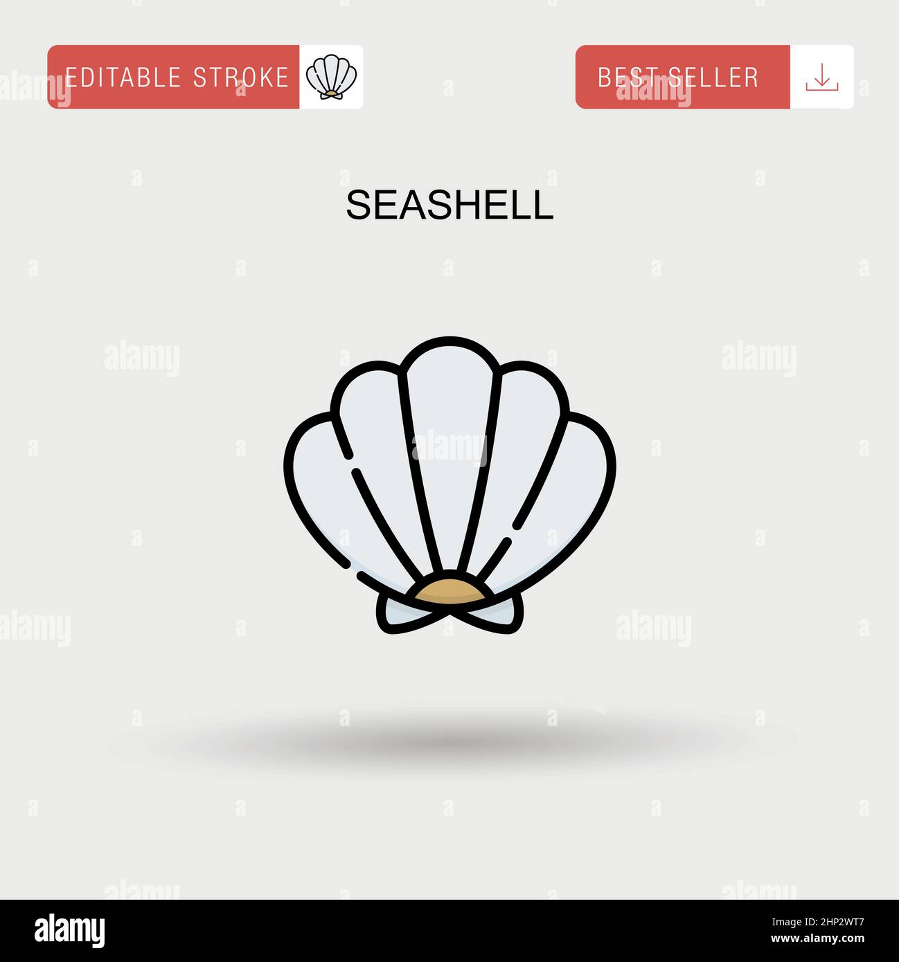 Seashell drawing Stock Vector Images - Alamy