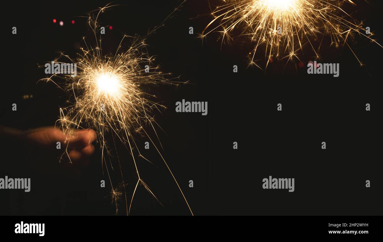 Magic wand fireworks hi-res stock photography and images - Alamy
