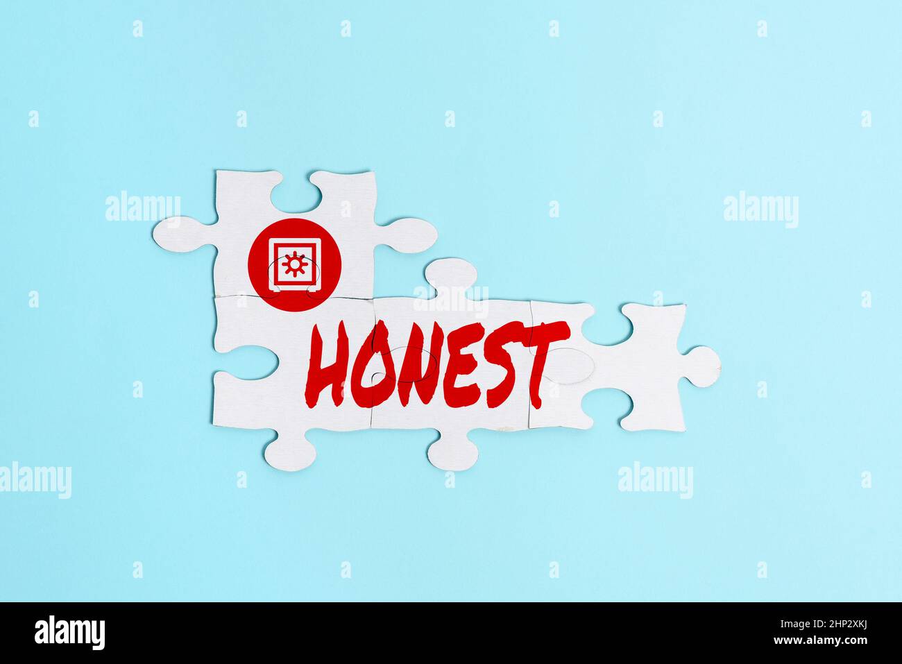 Text showing inspiration Honest, Business concept telling the truth or ...