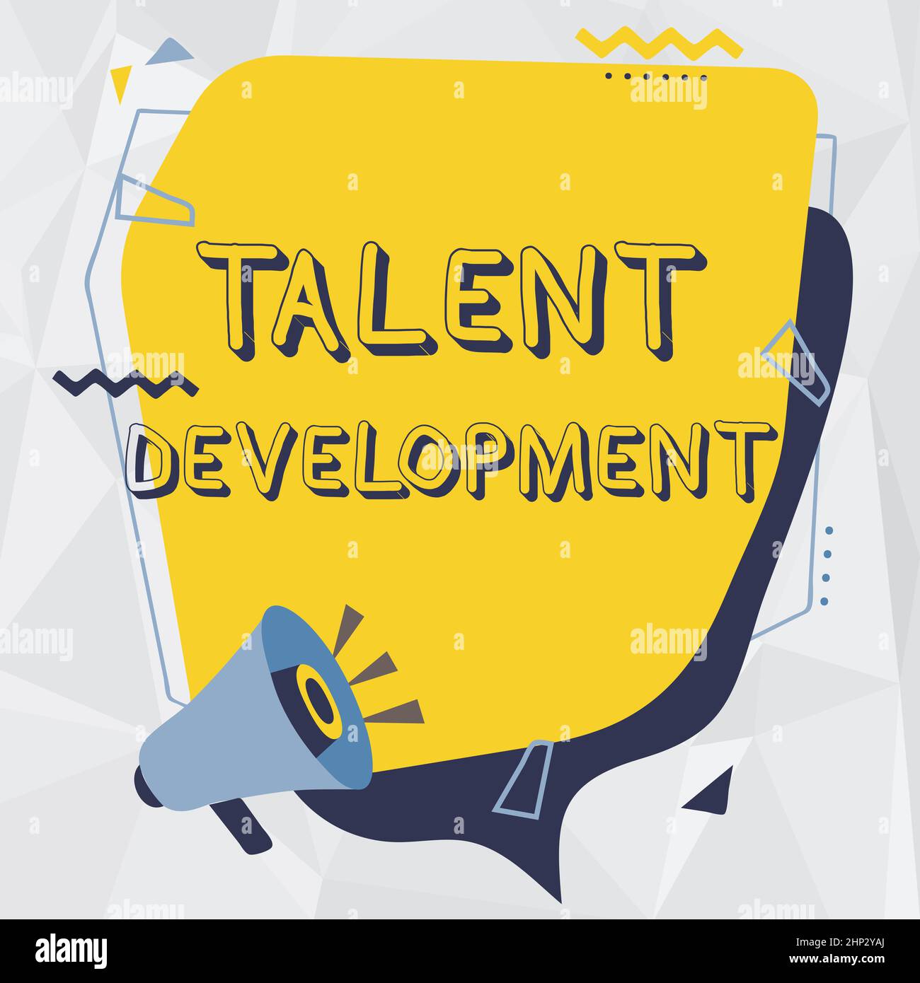 Handwriting text Talent Development, Concept meaning Building Skills Abilities Improving ...