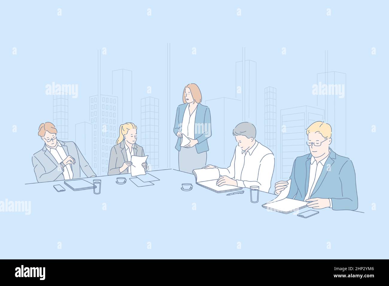 Director personnel Stock Vector Images - Alamy
