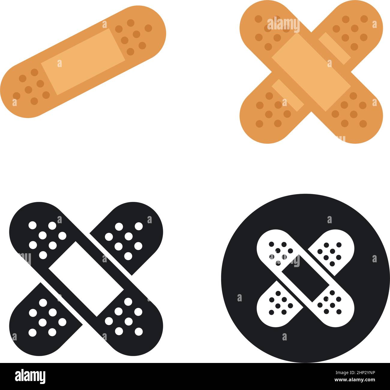 bandage plester medical vector icon illustration design template Stock ...