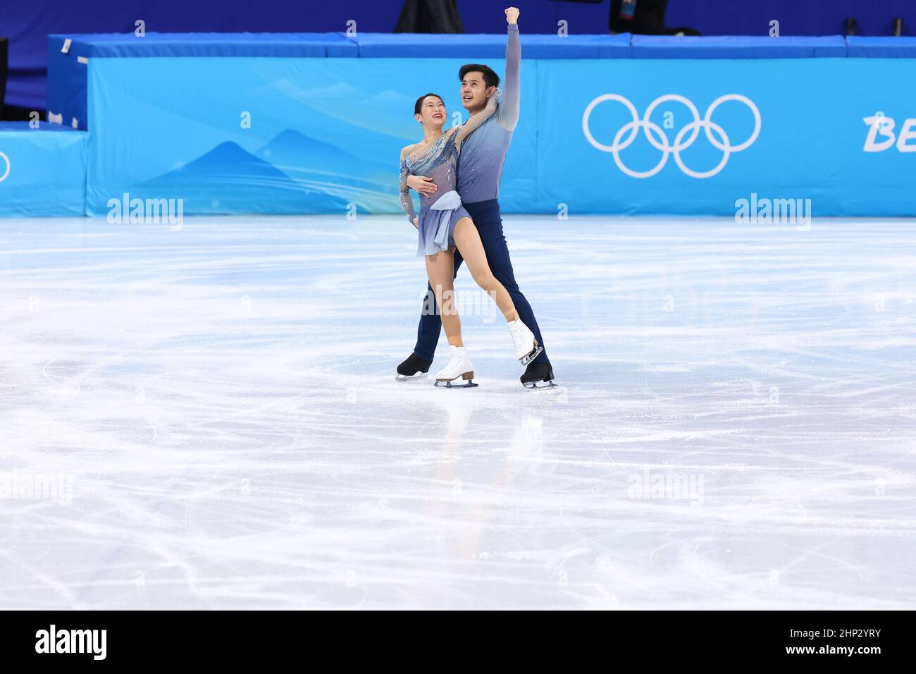 Beijing, China. 18th Feb, 2022. Peng Cheng & Jin Yang (CHN) Figure ...