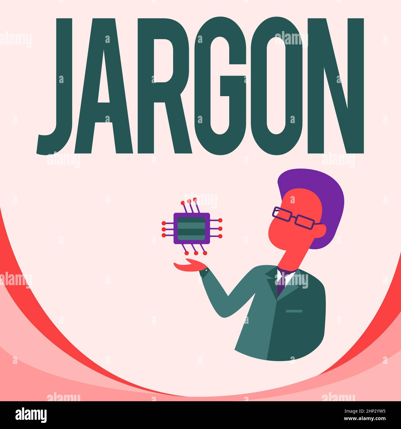 Writing displaying text Jargon, Business approach special words or ...