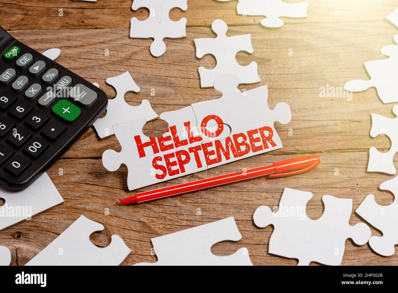 Text showing inspiration Hello September, Business idea Eagerly wanting ...