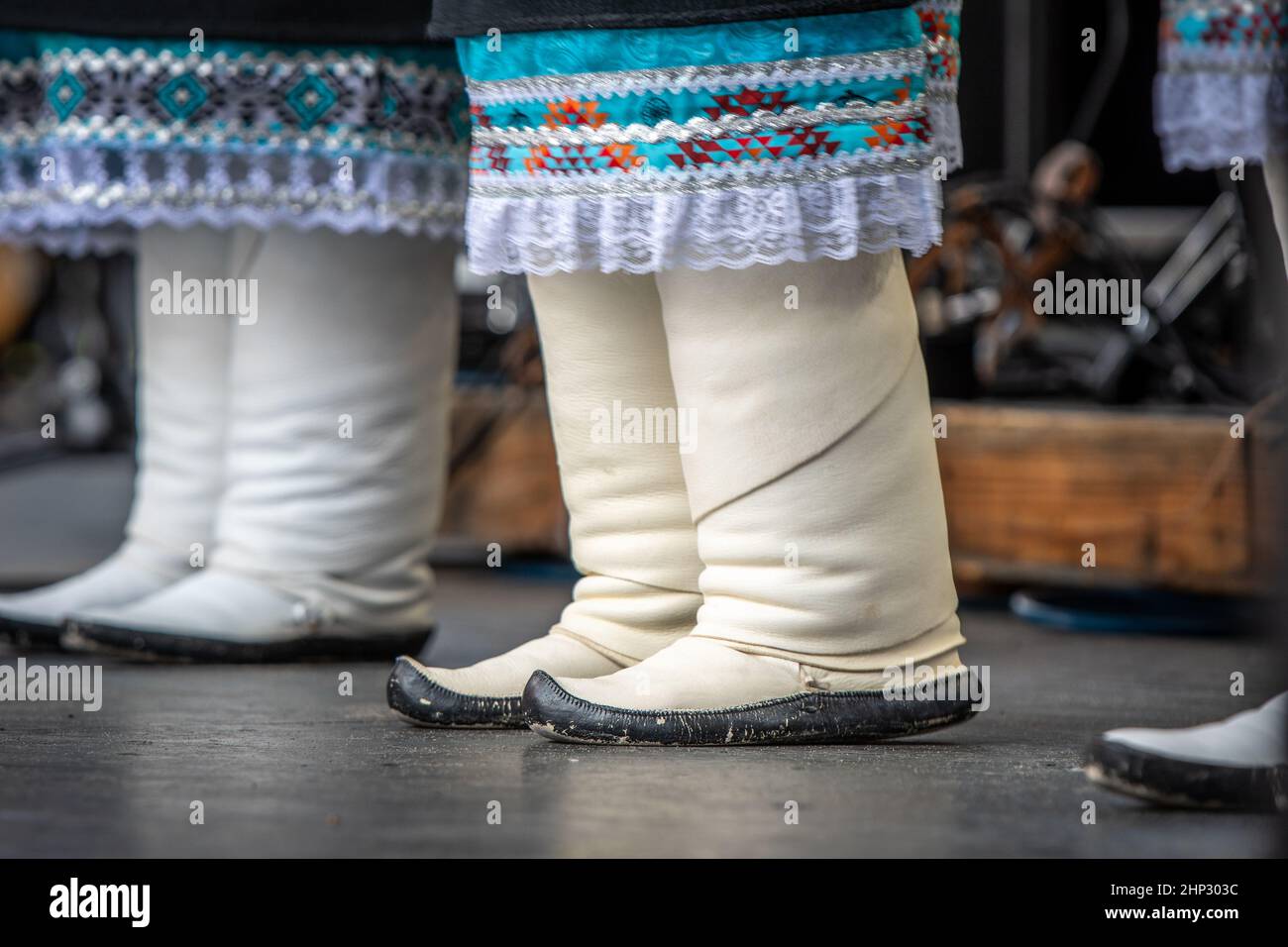 Zuni Olla Maidens performing at the 2021 National Folk Festival in ...