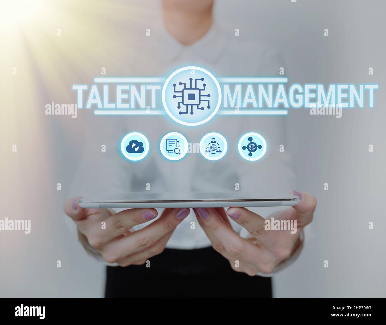Sign displaying Talent Management, Business concept Acquiring hiring ...