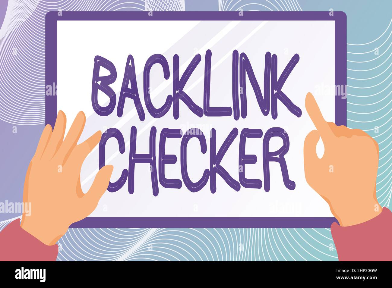 Sign displaying Backlink Checker, Conceptual photo Find your ...