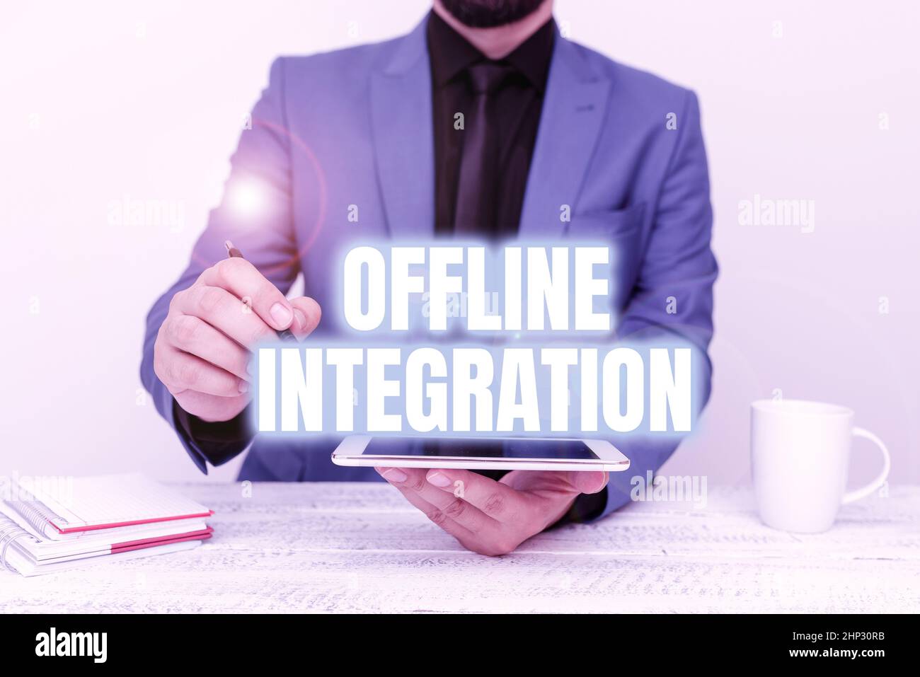 Inspiration showing sign Offline Integration, Internet Concept First ...