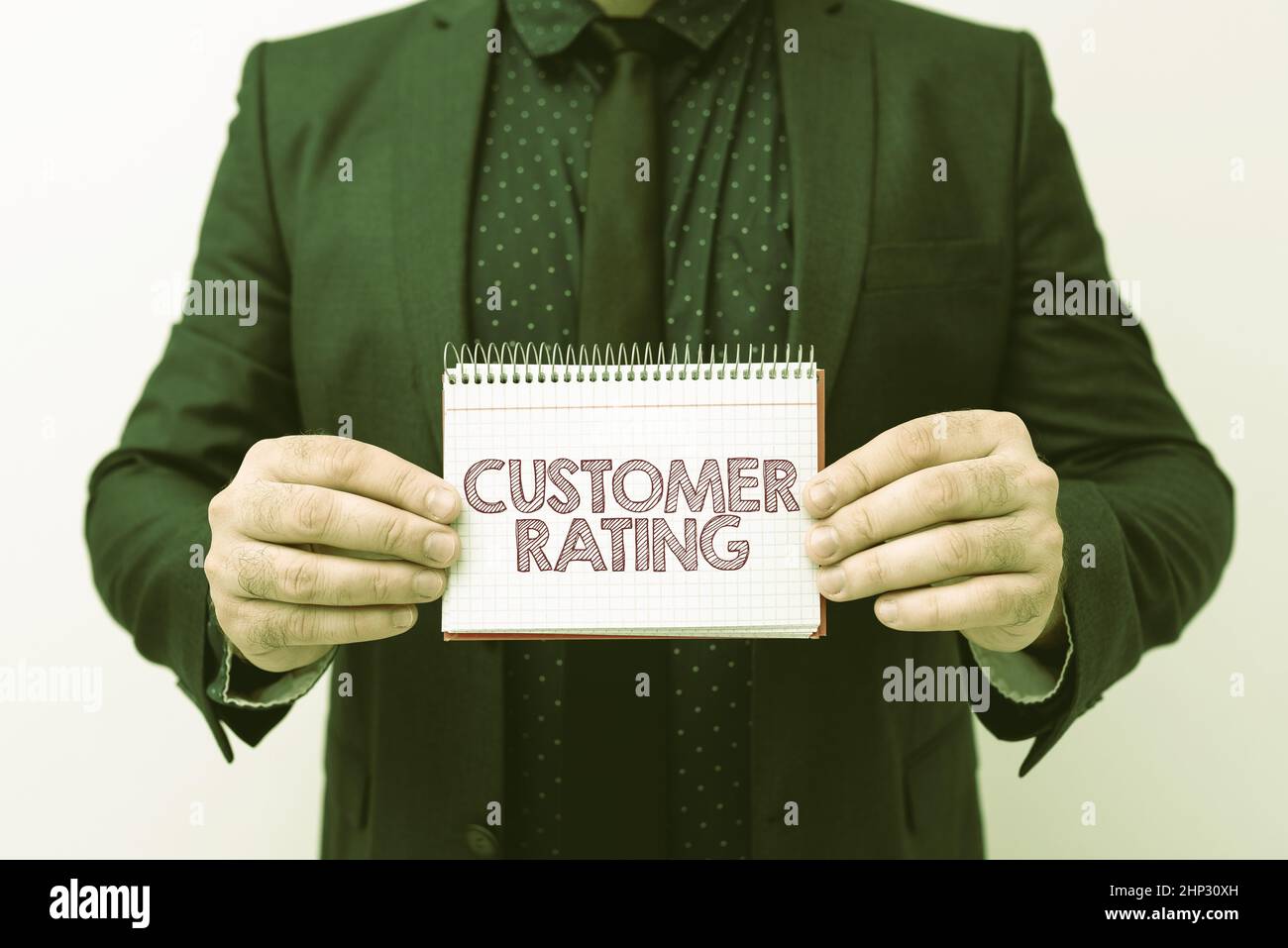 Text caption presenting Customer Rating, Word for Each point of the ...