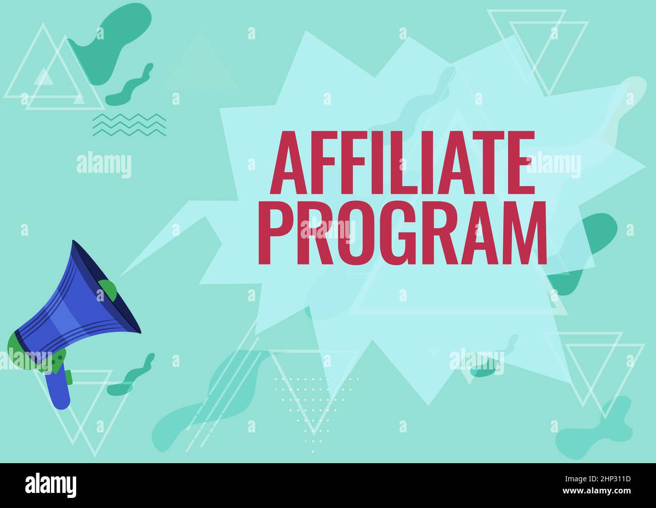 Writing displaying text Affiliate Program, Business idea Automated ...