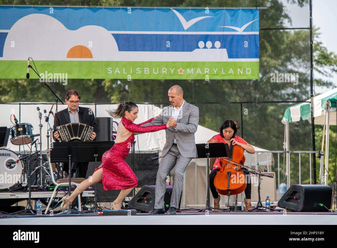 Hector Del Curto’s Tango Quartet performing in Salisbury Maryland at ...