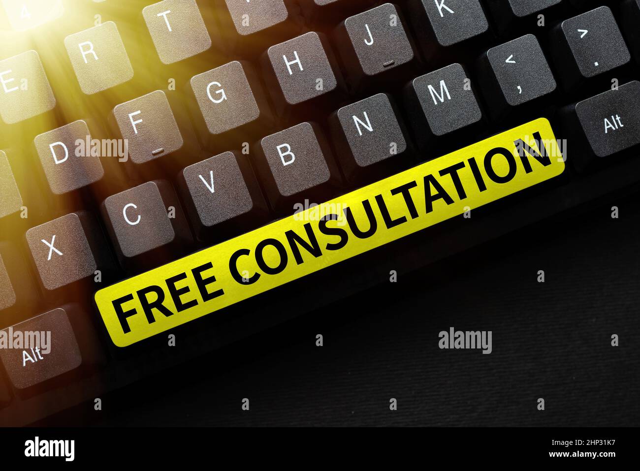 Hand writing sign Free Consultation, Word Written on Giving medical and ...