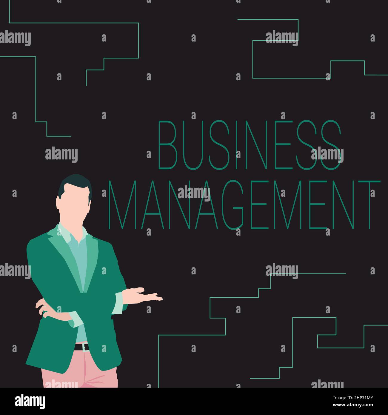 Text sign showing Business Management, Business concept Overseeing ...