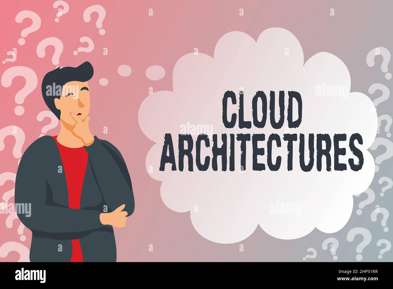 Text sign showing Cloud Architectures, Internet Concept Various Engineered Databases Softwares ...