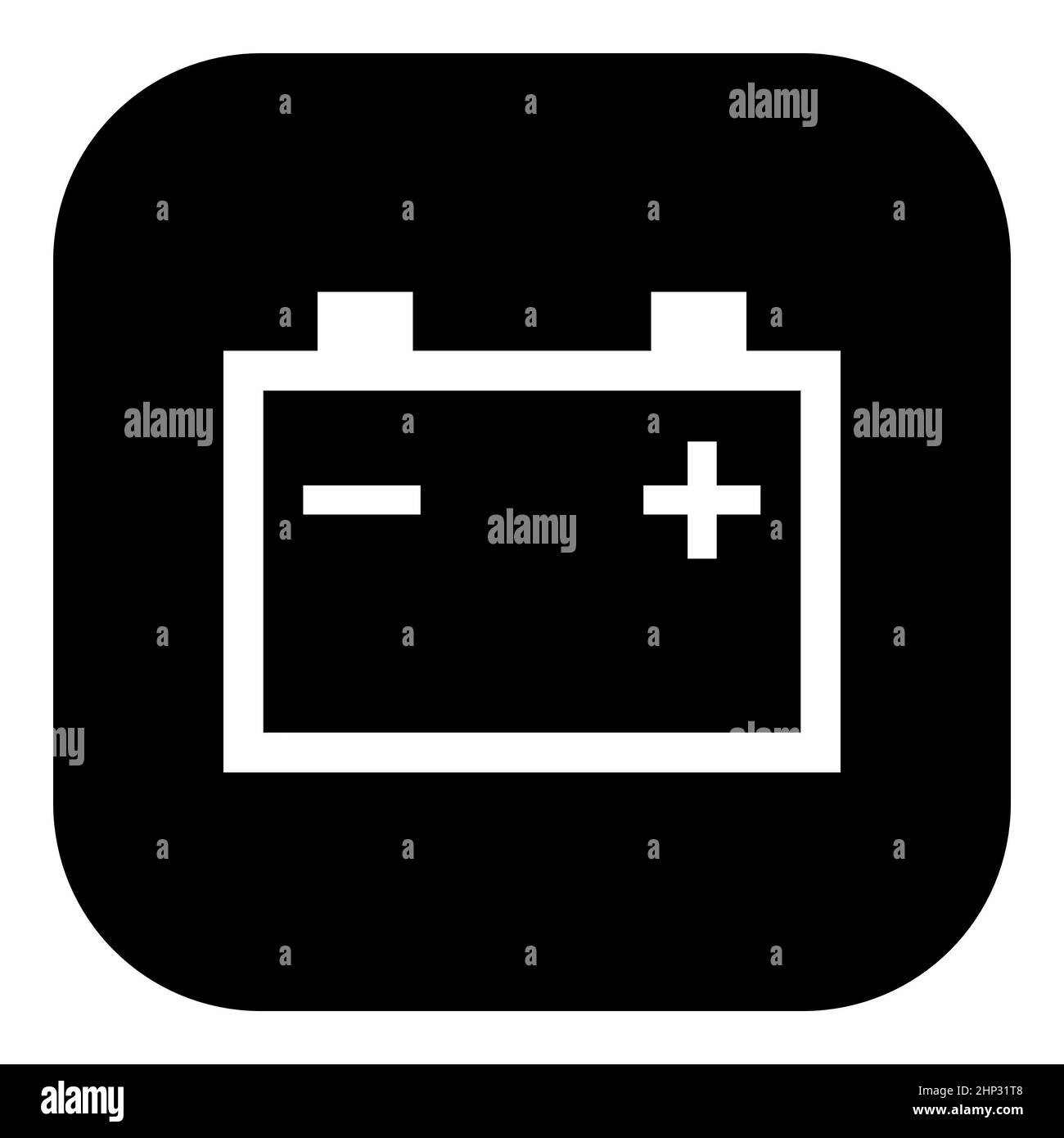 Car battery and app icon Stock Photo - Alamy
