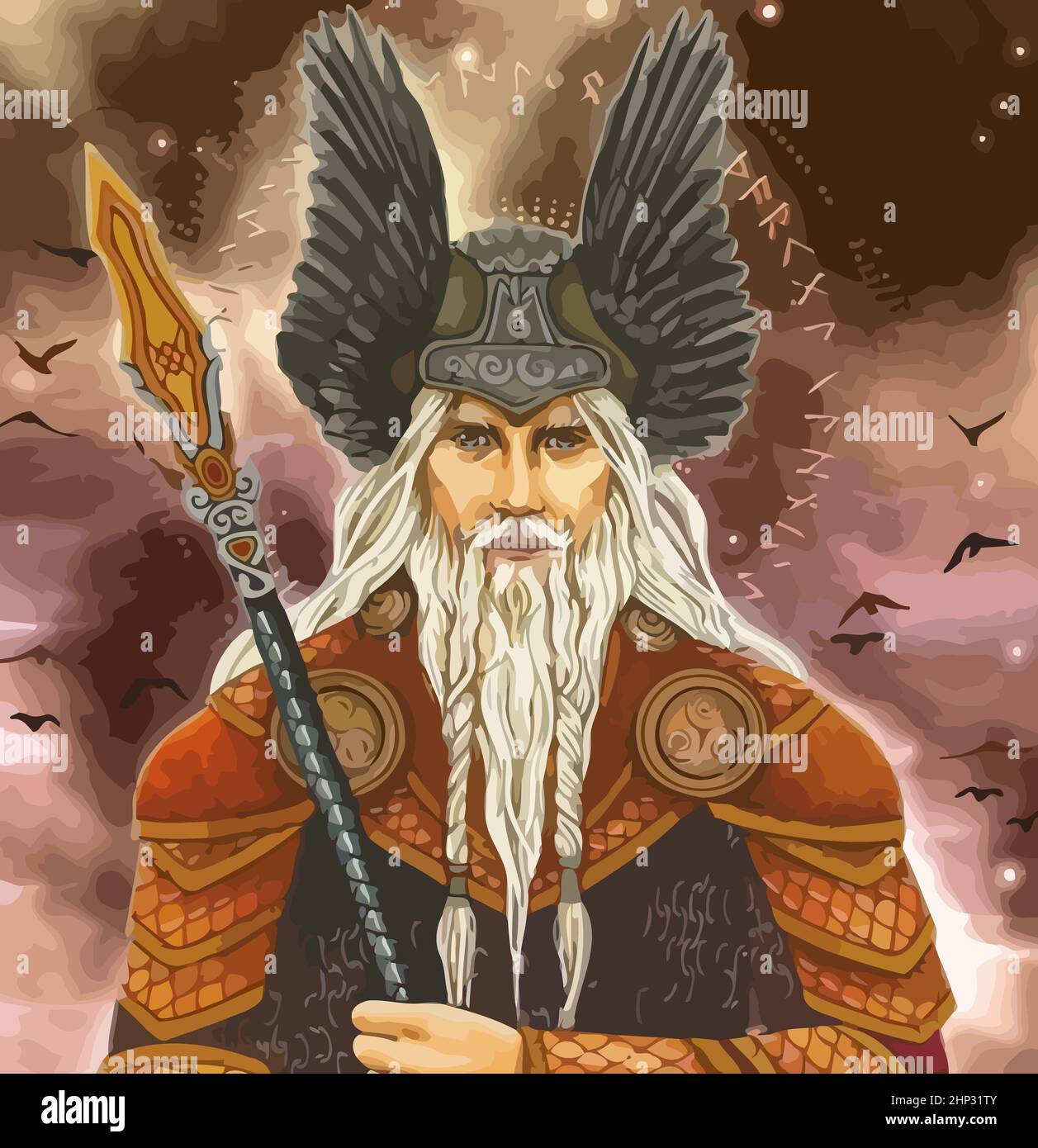 Norse myth valhalla hi-res stock photography and images - Alamy