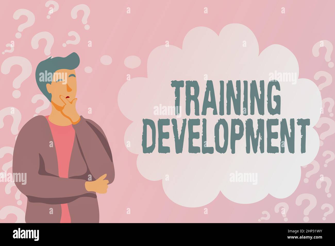 Hand writing sign Training Development, Word for Learn and Expand ...