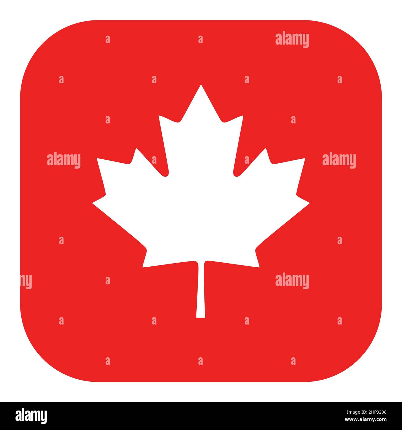 Maple leaf and app icon Stock Photo - Alamy