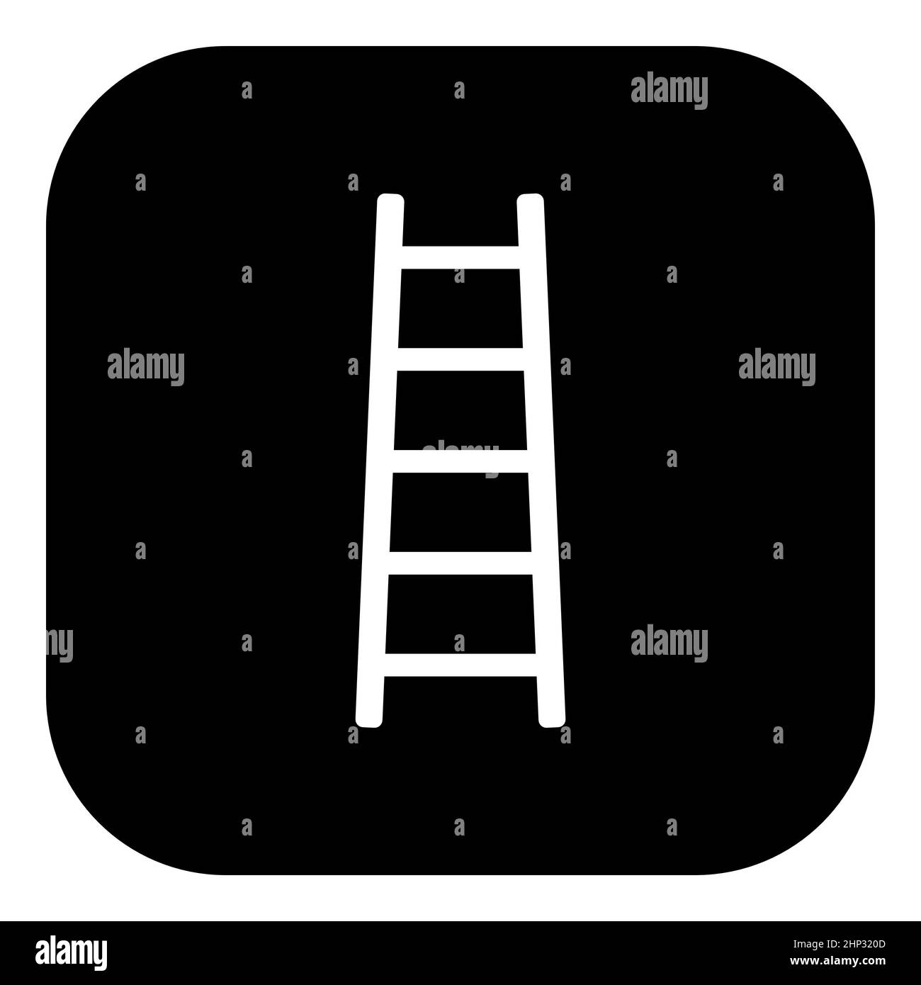 Ladder and app icon Stock Photo - Alamy