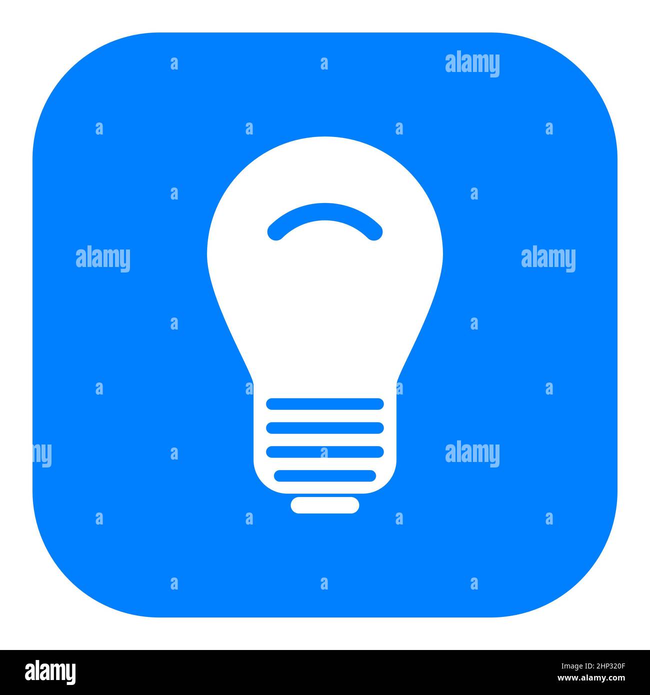 Light bulb and app icon Stock Photo - Alamy