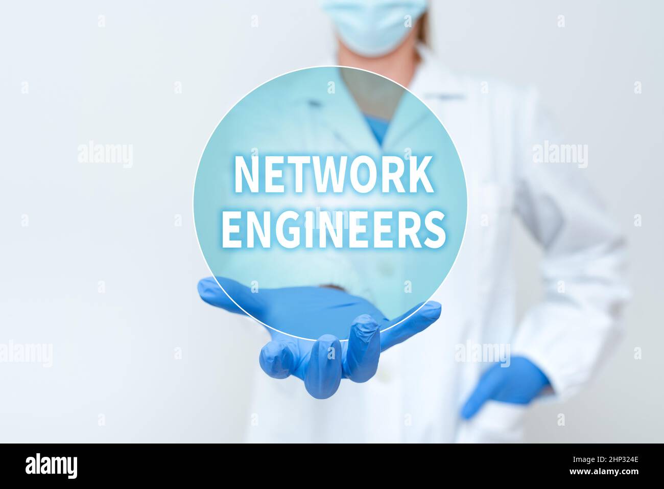 Writing displaying text Network Engineers, Concept meaning Technology professional Skilled in ...