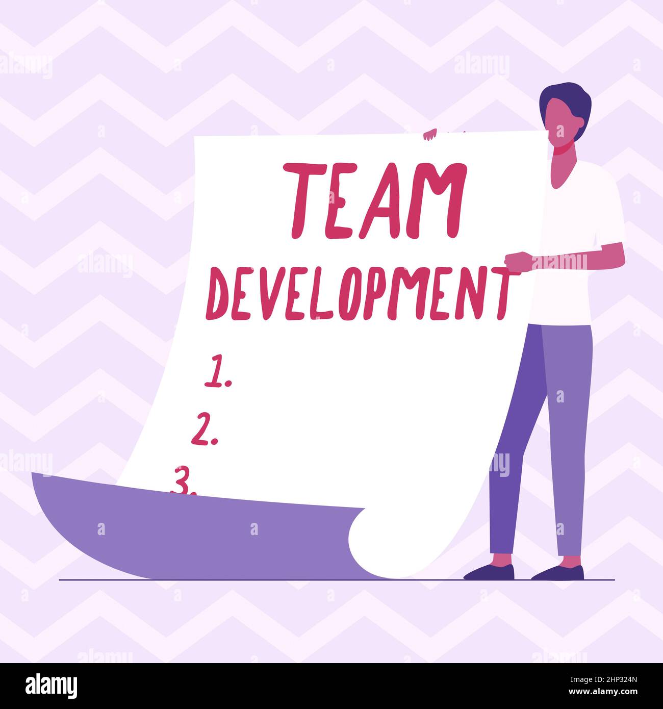 Sign displaying Team Development, Business approach learn why and how small groups change over ...