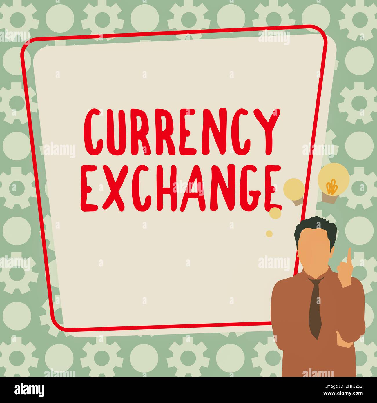 Writing displaying text Currency Exchange, Business overview Process of ...