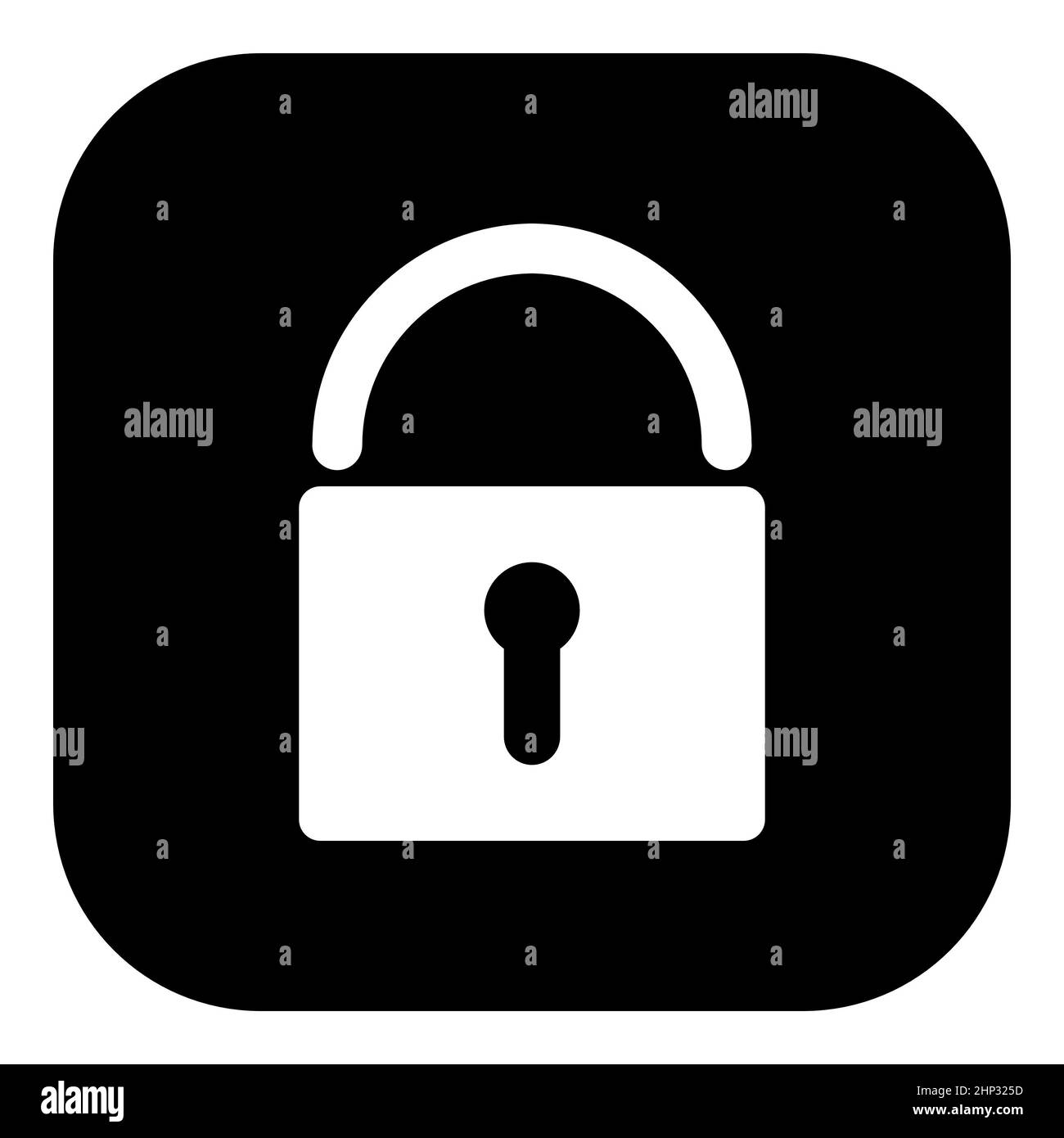 Lock and app icon Stock Photo - Alamy