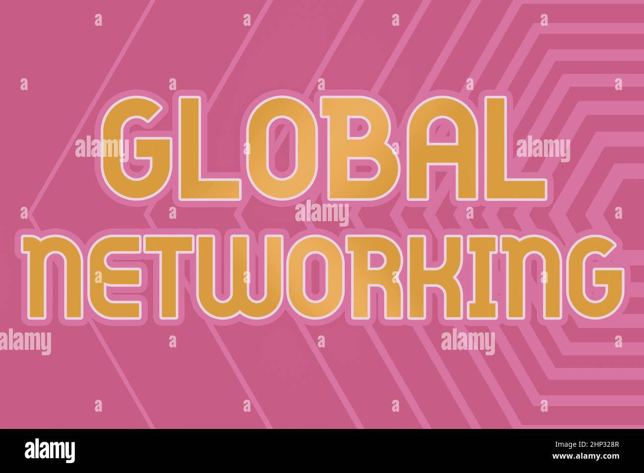 Text caption presenting Global Networking, Internet Concept ...