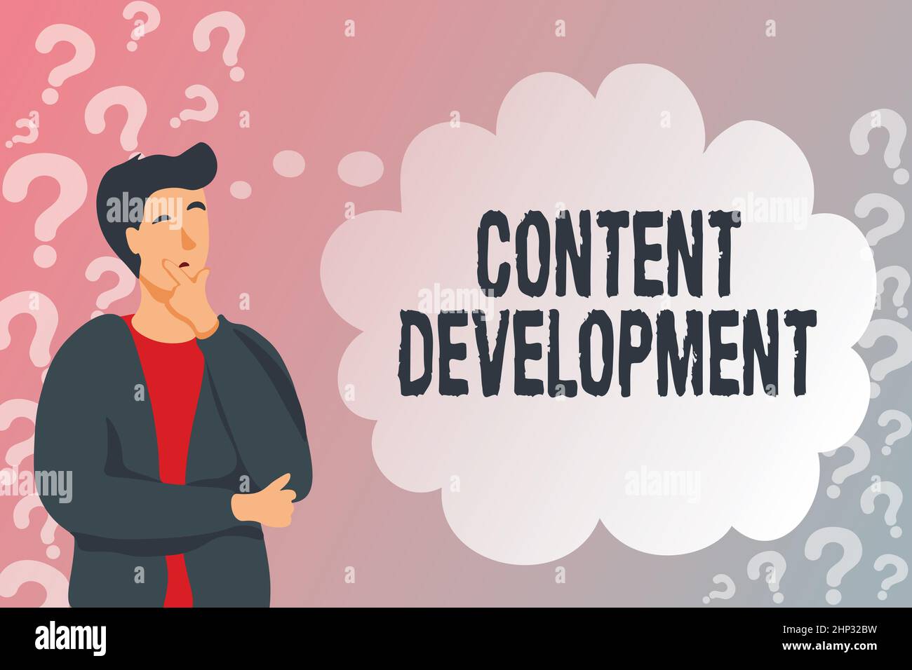 Text caption presenting Content Development, Word Written on ...