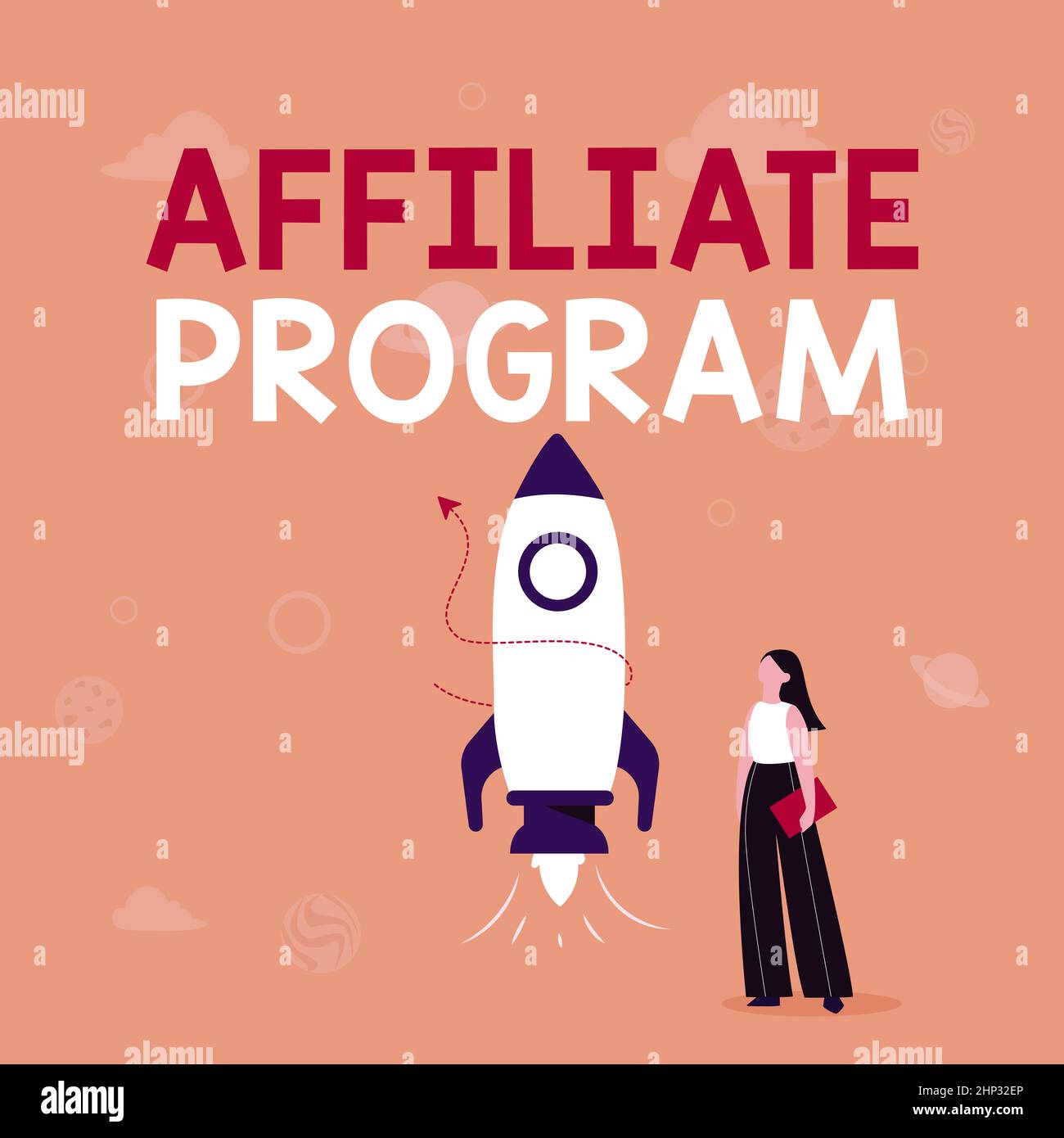 Hand writing sign Affiliate Program, Business approach Automated ...